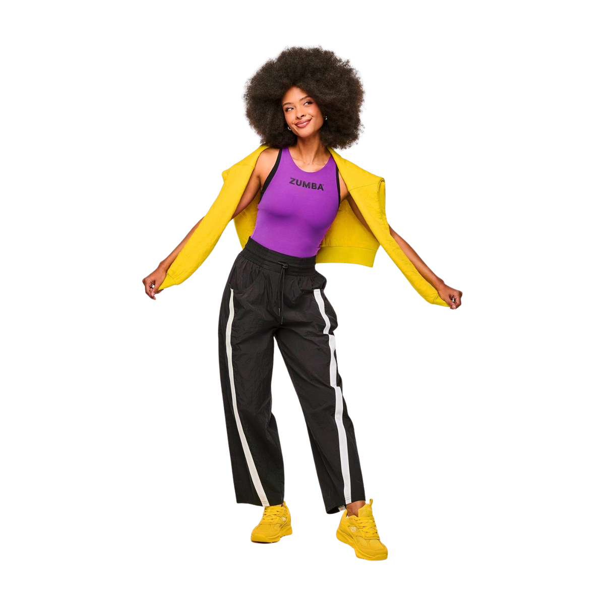 Apres Zumba High Rise Crop Track Pants (Special Order) – ZumbaShop ...