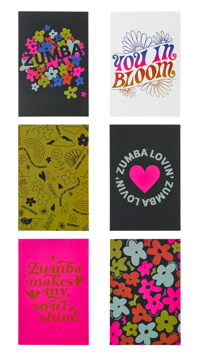 Zumba Lovin' Greeting Cards 6PK – ZumbaShop Australia